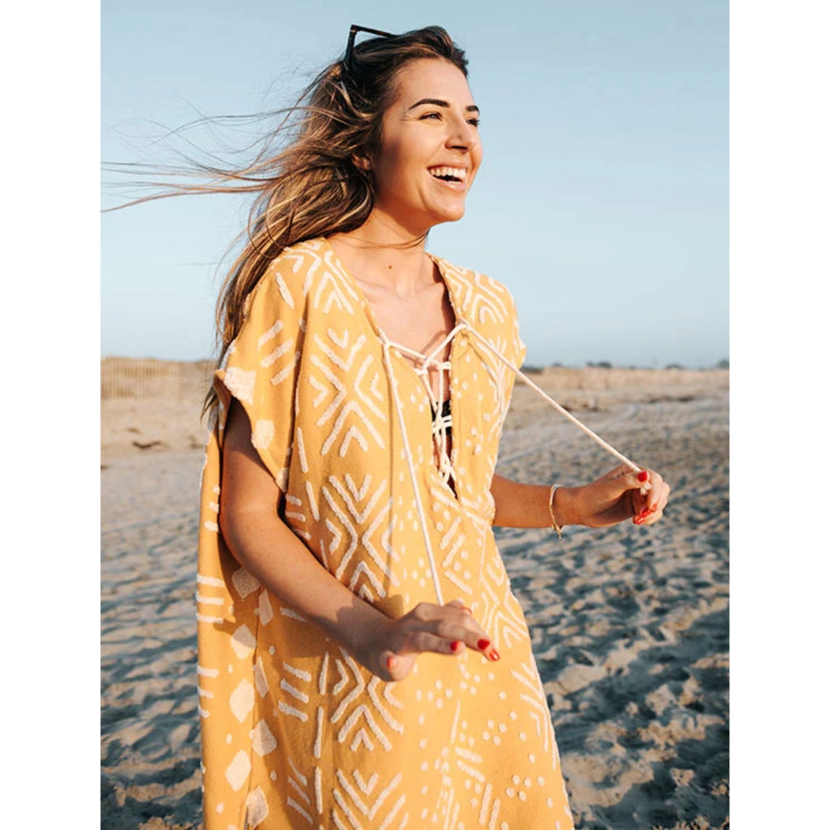 Sand Cloud Adobe Mudcloth Cover Up in Sunflower – BoardCo