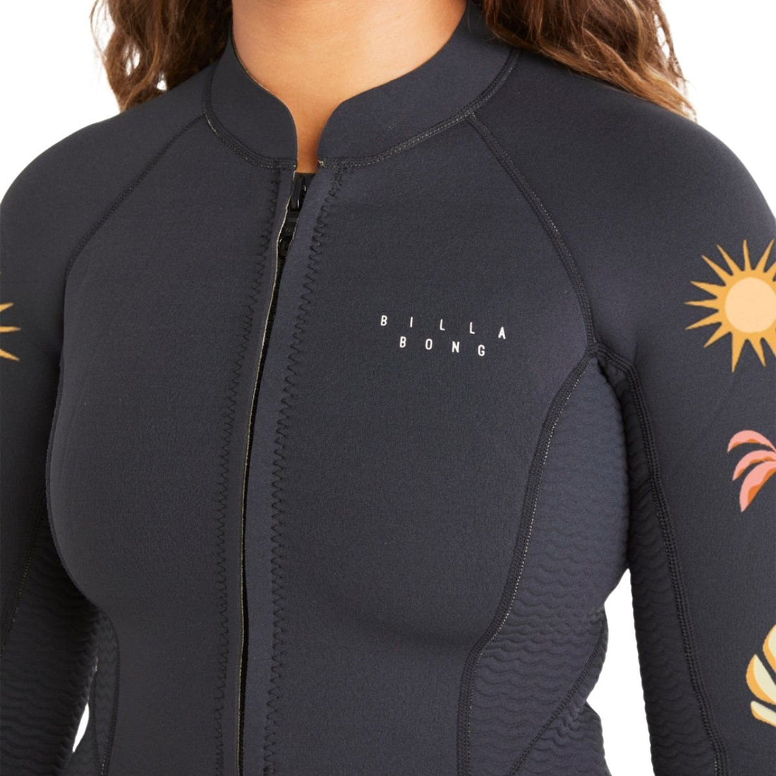 Billabong Salty Dayz Natural Spring Suit - Hidden Palms Black