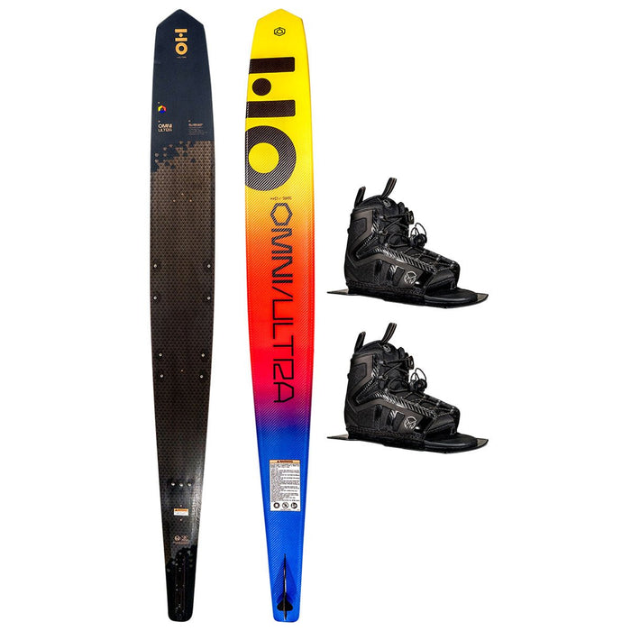 HO Omni Ultra Black w/ Stance 130 Double Boot Water Ski Package