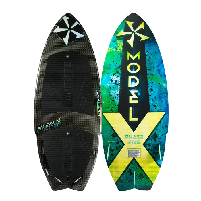 Phase 5 Model X Wakesurf Board 2024 - Black Pads