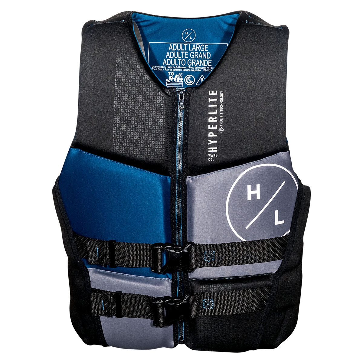 Hyperlite Prime Life Vest – True Flex CGA Certified Wakeboard Jacket ...