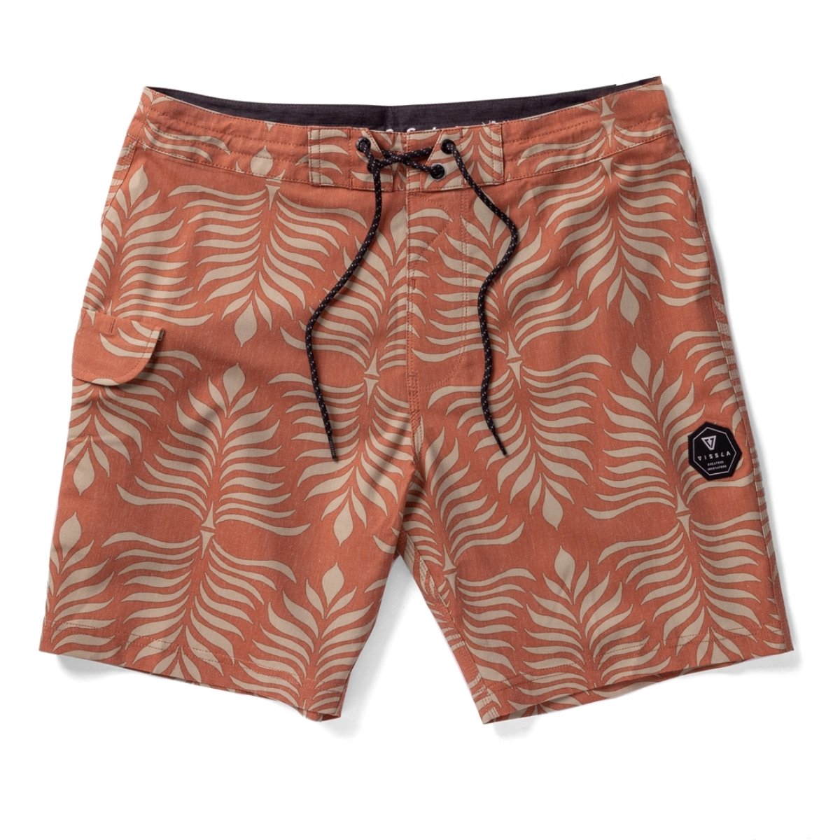 Vissla Island Impressions 17.5" Boardshort in Terracotta