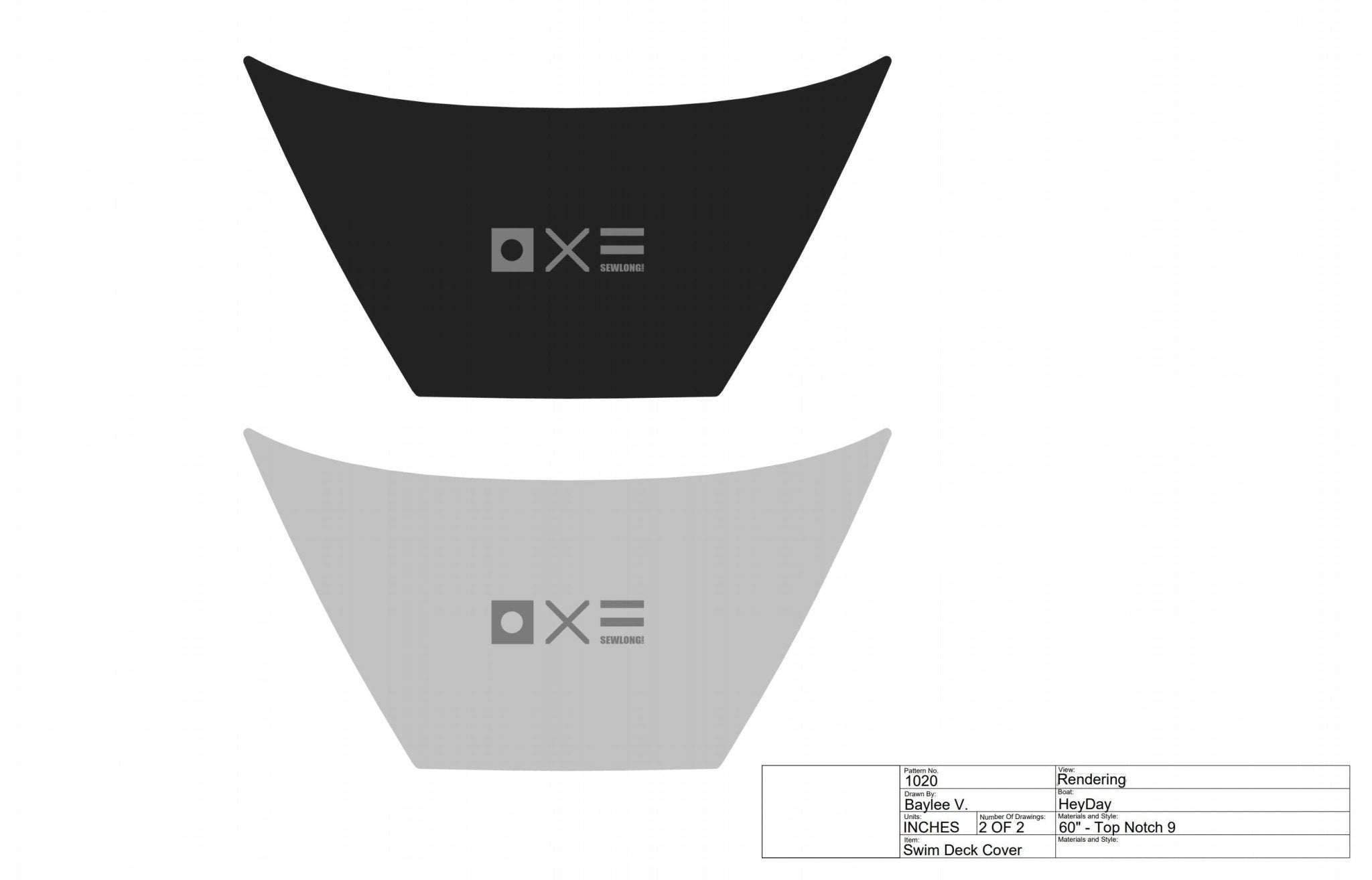 Heyday Swim Platform Cover