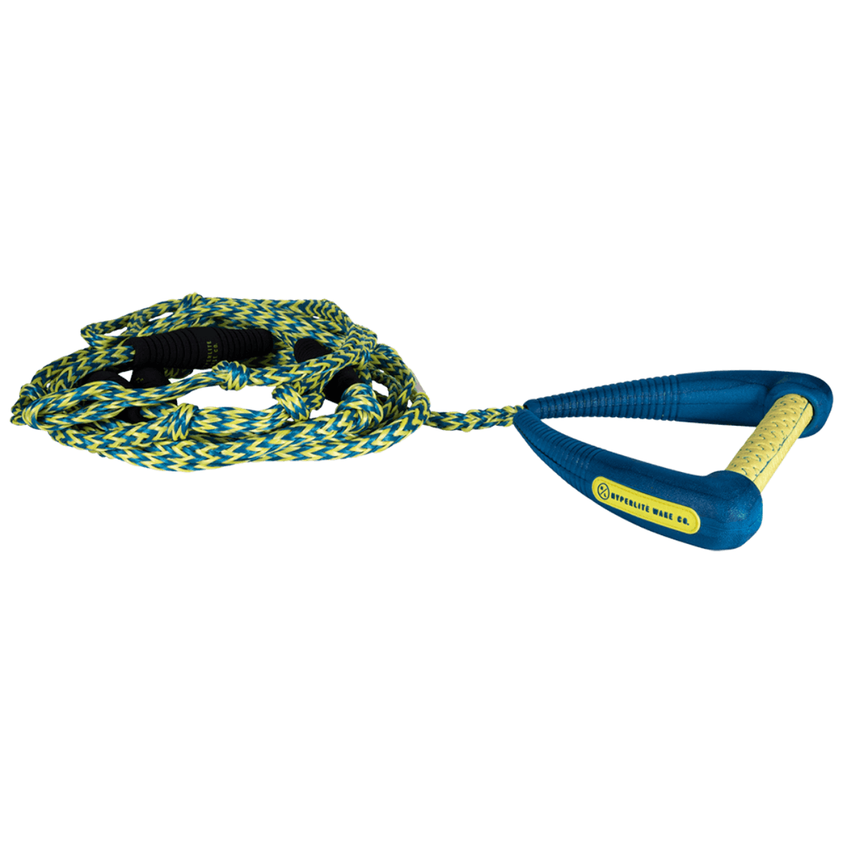 Hyperlite Pro 25’ Surf Rope | Blue/Yellow Adjustable Wakesurf Rope ...