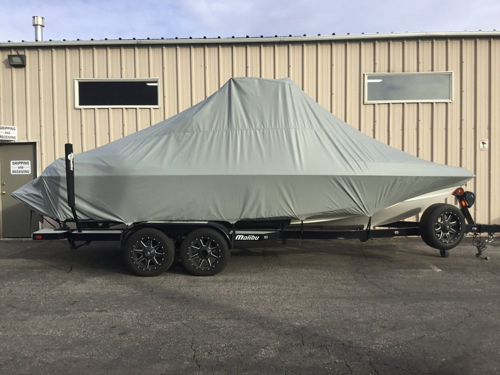 Malibu 23 LSV with G3.5 Tower and Factory Bimini Double Up Storage Cov
