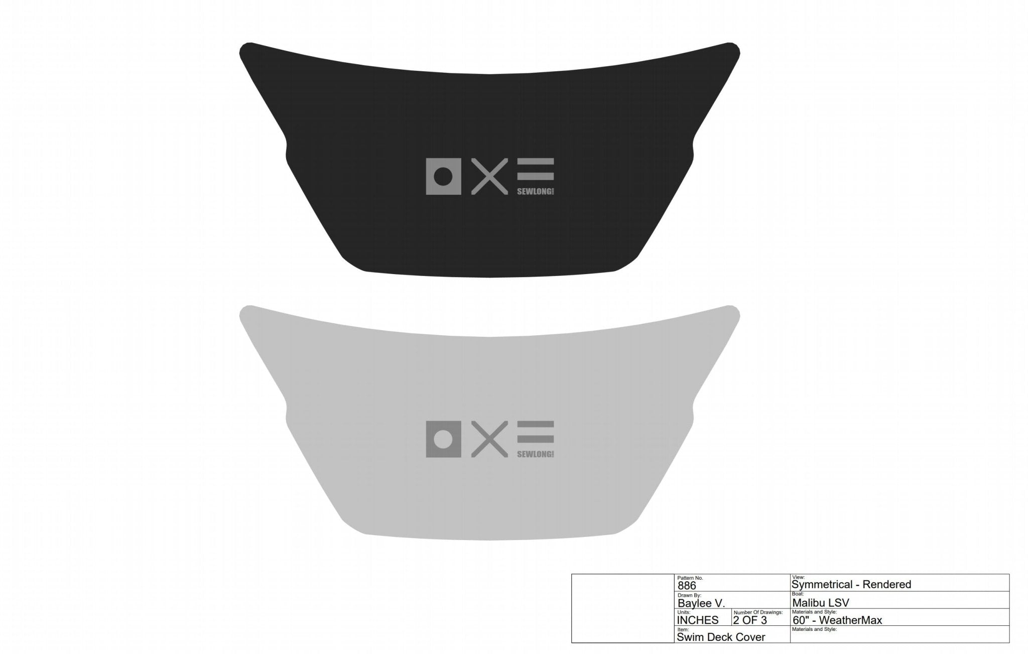 Malibu Surf Gate Swim Platform Cover