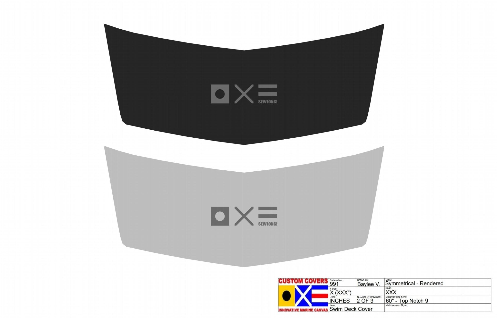 MasterCraft Swim Platform Cover