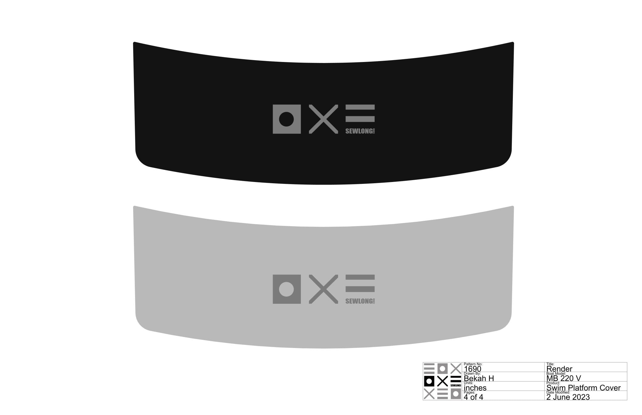 MB Swim platform cover