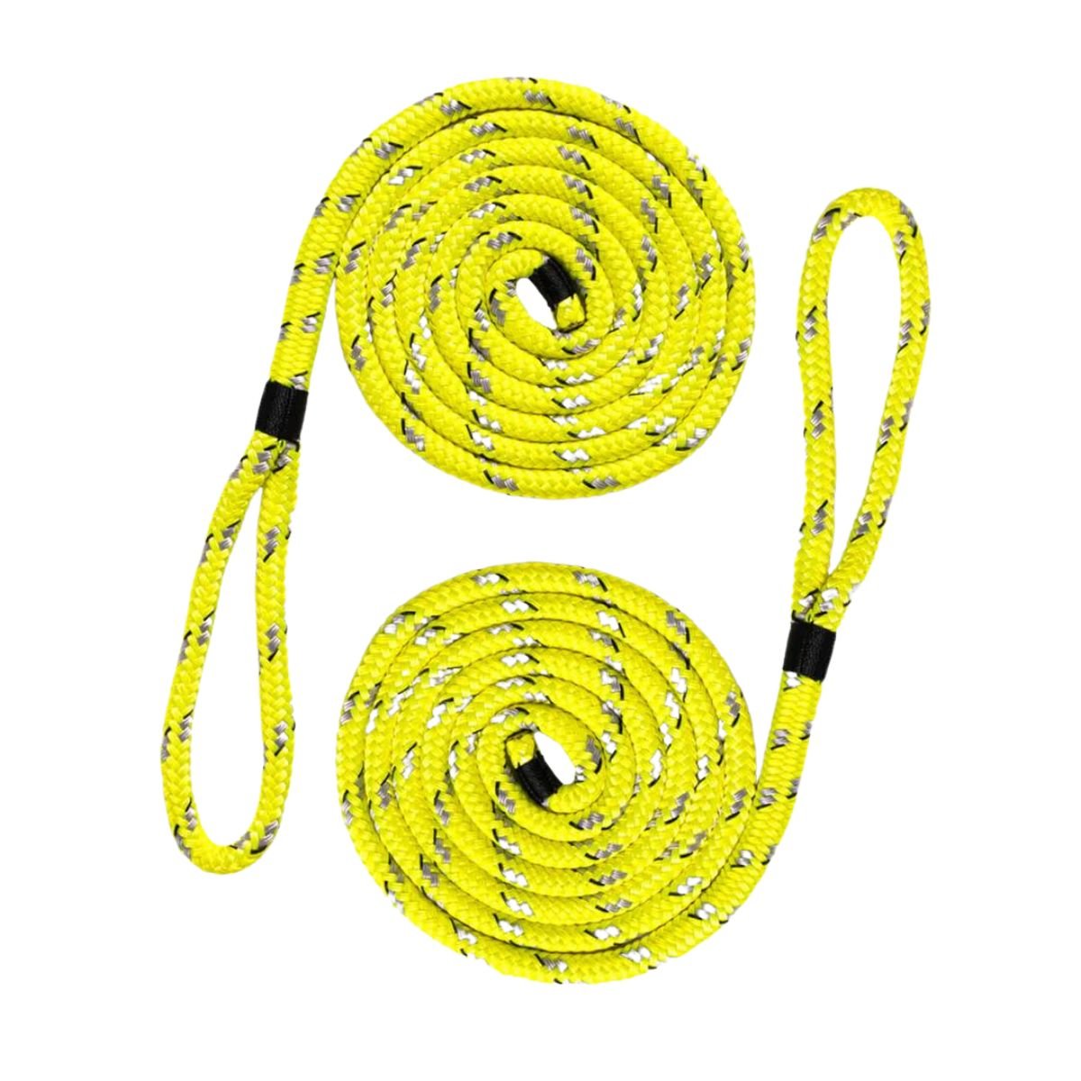 Mission Fender Lines (2-Pack) 3/8'' 6 Ft long in Hello Yellow