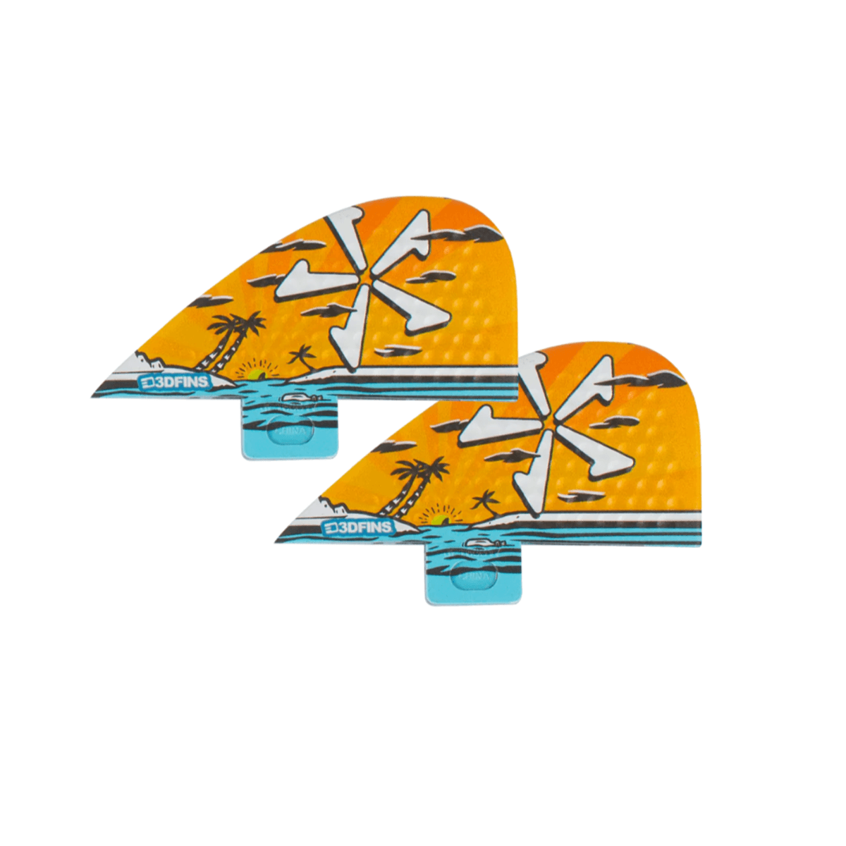 Phase 5 Sunset 3D Dimpster Twin Fin Set | BoardCo – BoardCo
