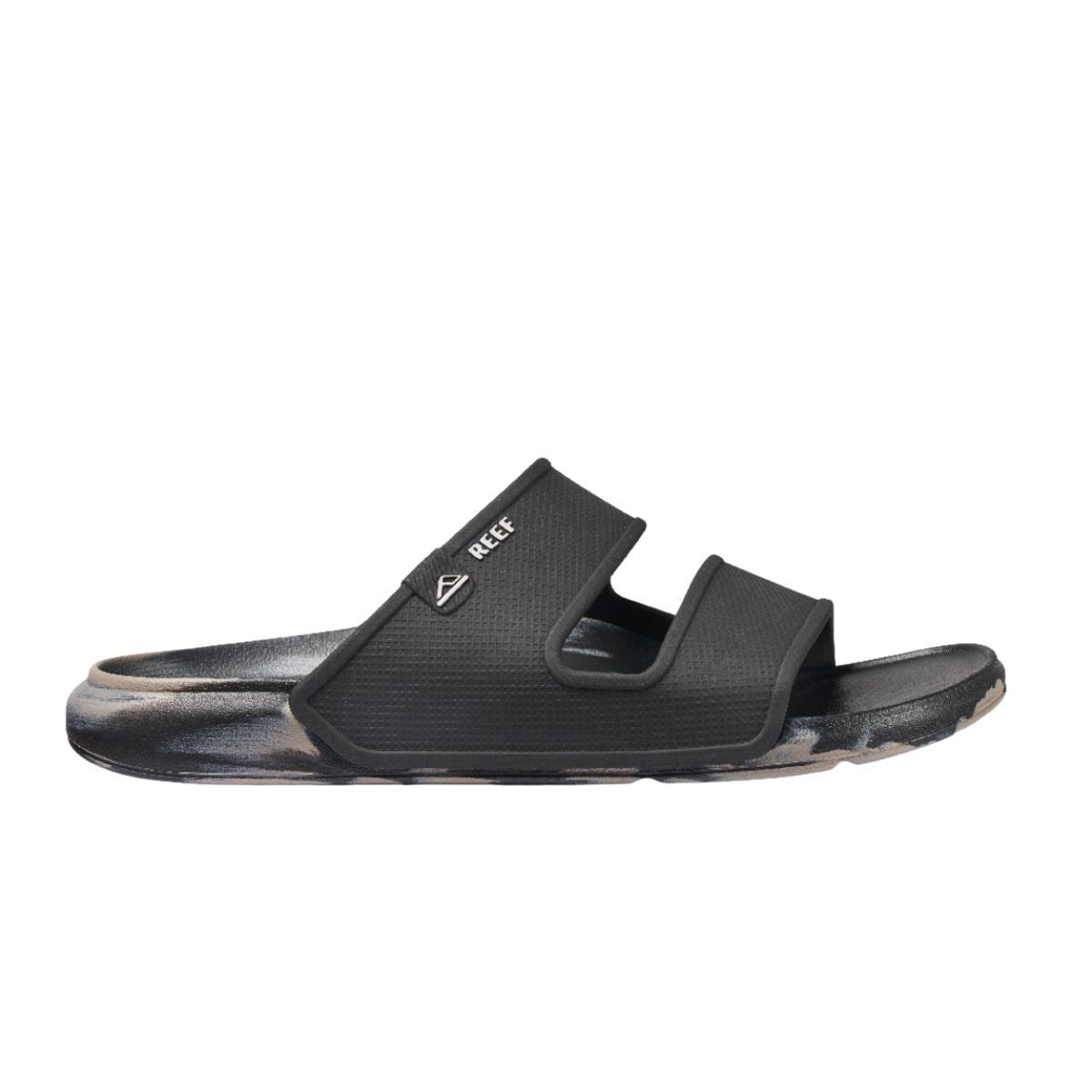 Reef Oasis Double Up Men's Sandal in Black/ Taupe Marble