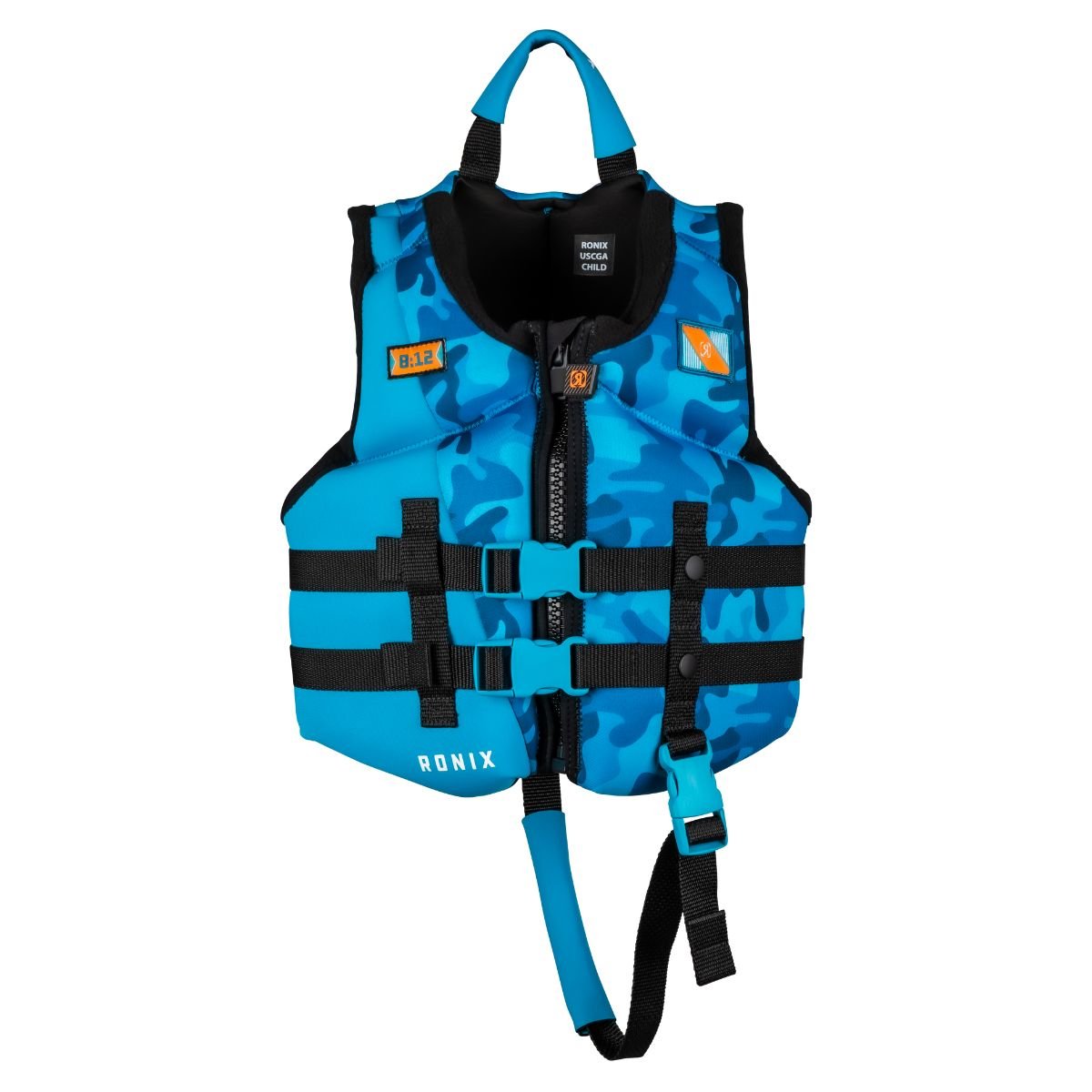 Ronix Boy's Top Grom Life Jacket in Blue Camo | BoardCo – BoardCo