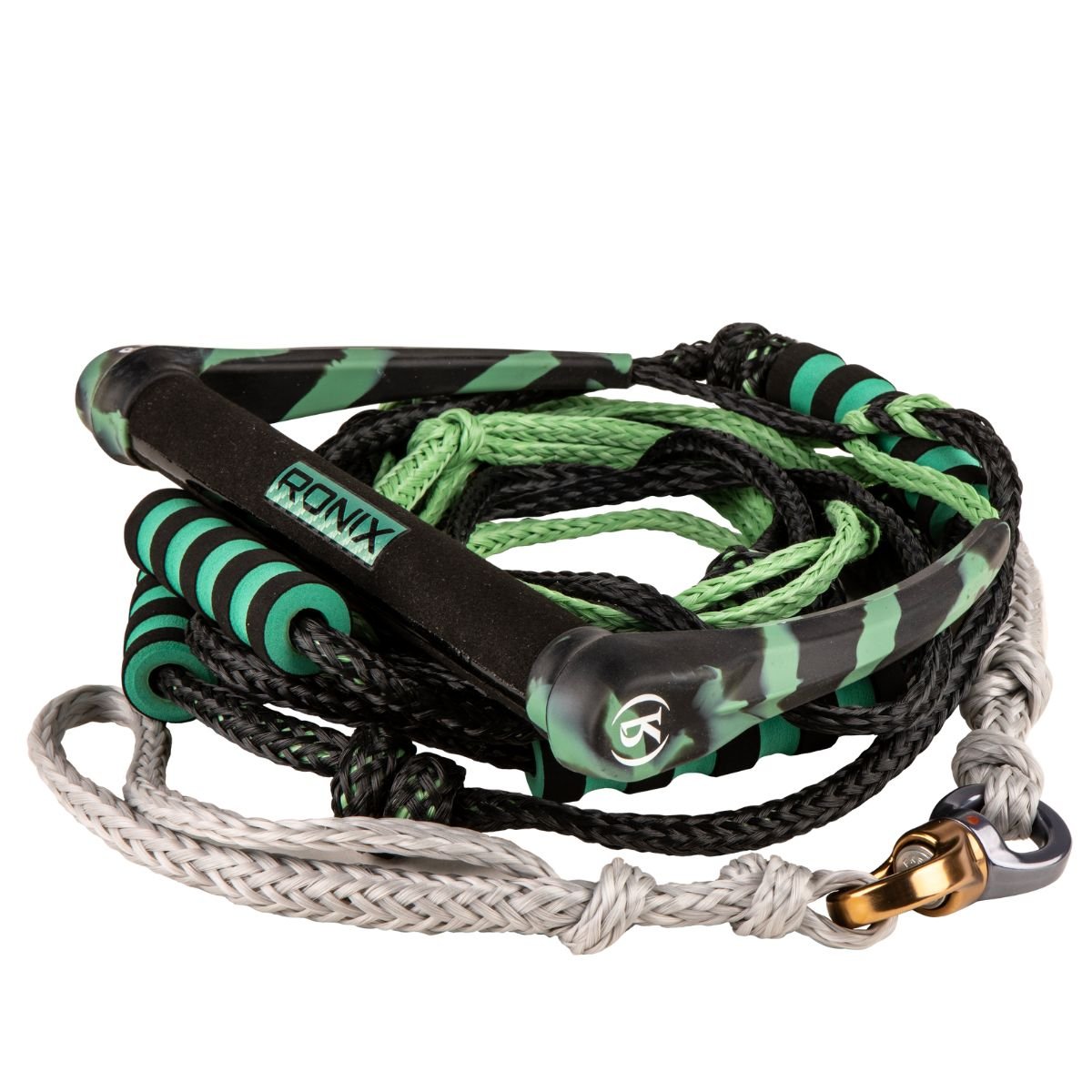 Ronix Spinner Wakesurf Rope 25ft Anti-Twist in Jade / Black
