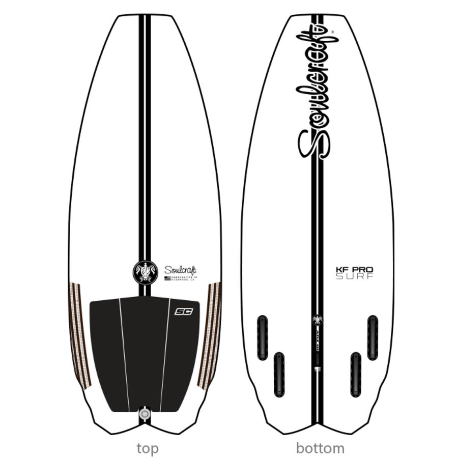 Soulcraft KF Pro Surf R-Series Wakesurf Board 2024
